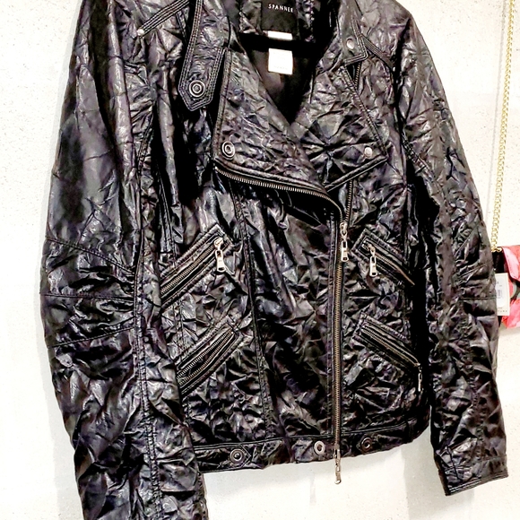 SPANNER | Jackets & Coats | Spanner 8s Vintage Crushed Pvc Polyurethane ...